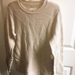 Urban Outfitters | Sweaters | Tan Extended Long Length Waffle Knit ...